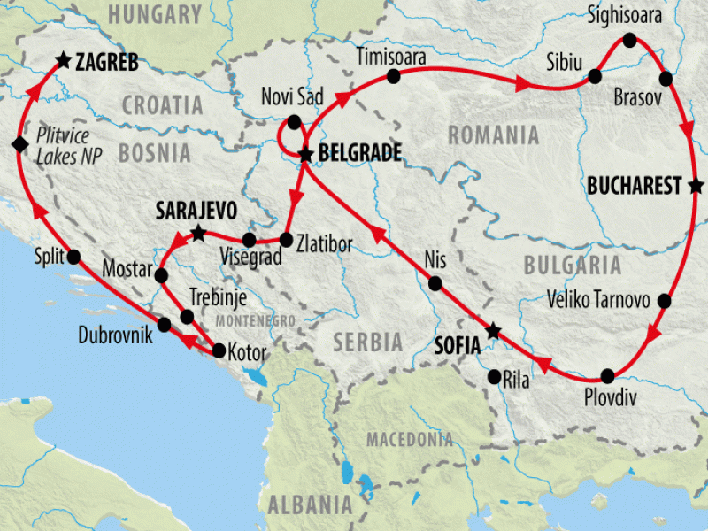 19-Day Central Balkans Explorer Group Trip | On The Go Tours