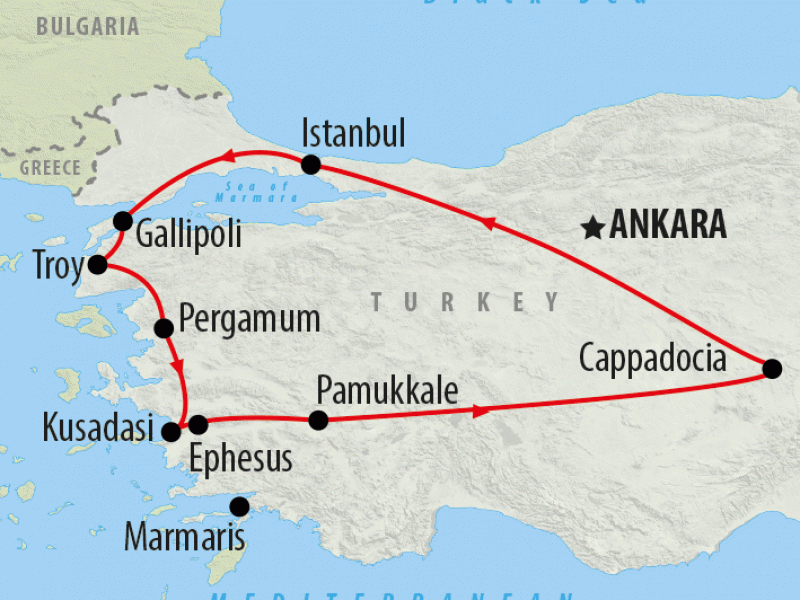 Cultural tour of Turkey in 10 Days | On The Go Tours