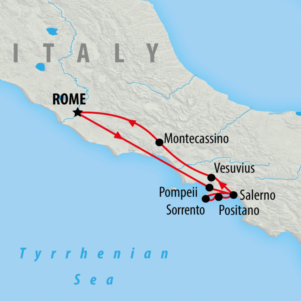 3-day Amalfi, Pompeii and Vesuvius Tour | On The Go Tours