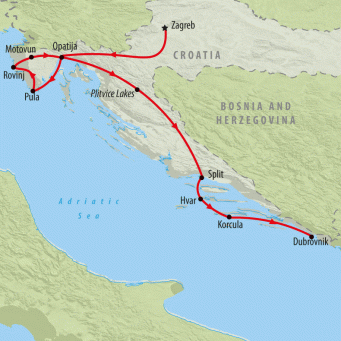 Croatia Highlights & Island Hopping | On The Go Tours | CA