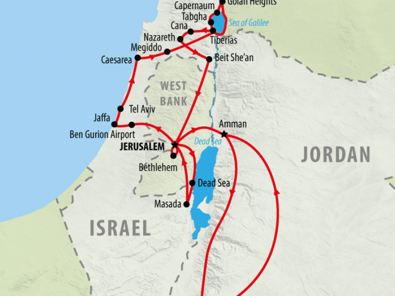 Heritage, Holy Land & Jordan | On The Go Tours