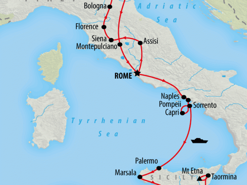 17-Day Italy & Sicily Coach Tour | On The Go Tours | AU