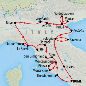 13-Day Northern Italy Encompassed Tour | On The Go Tours