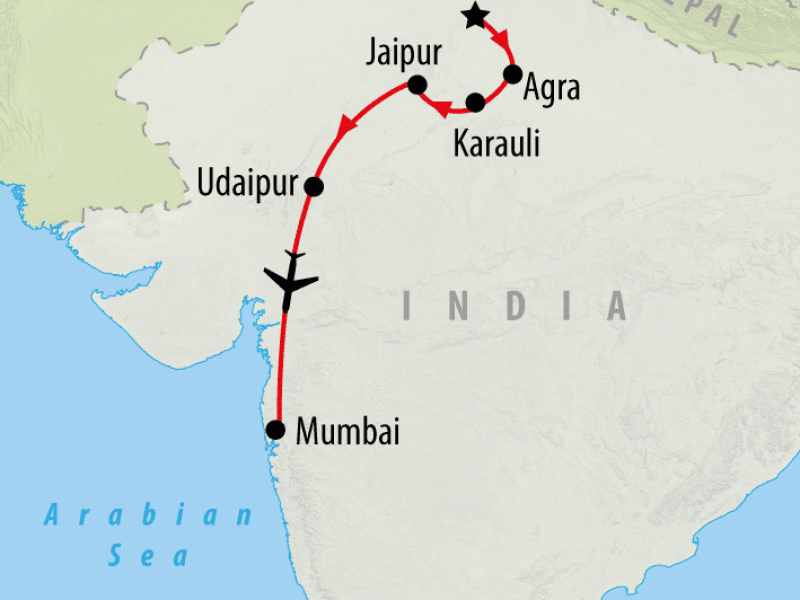 Passage to India end in Mumbai 12 days | On The Go Tours