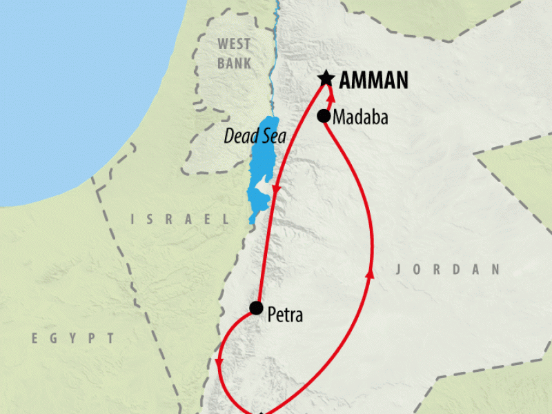 Self Drive Jordan Tour in 7 Days | On The Go Tours