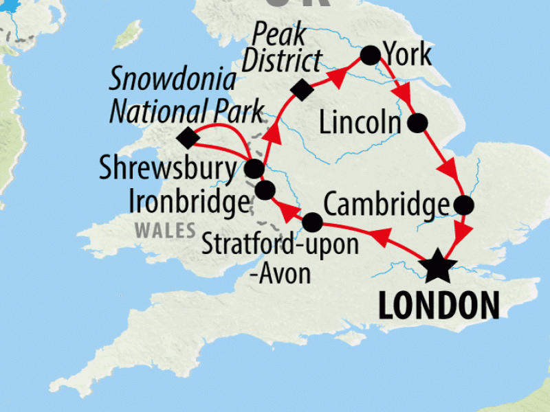 5-Day Tour of England & Wales From London | On The Go Tours
