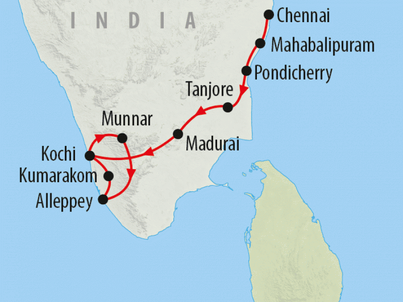 South India Explorer 14 day tour | On The Go Tours | ZA