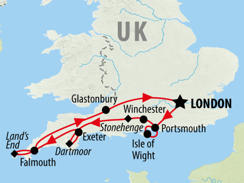 1 week Southern England & Stonehenge Tour | On The Go Tours