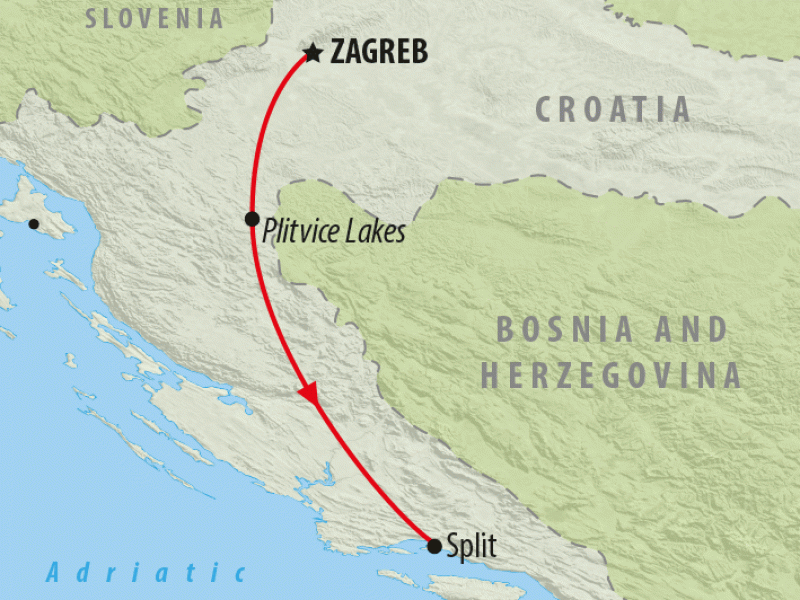 Zagreb to Split short stay | On The Go Tours