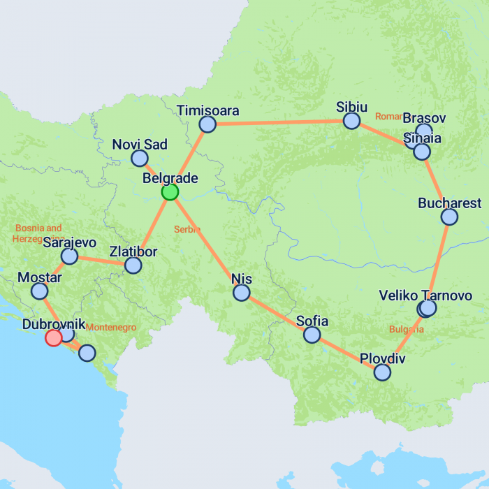 Tour | Central Balkans Explorer - 19 days | On The Go Tours | 2928/CEBAEX