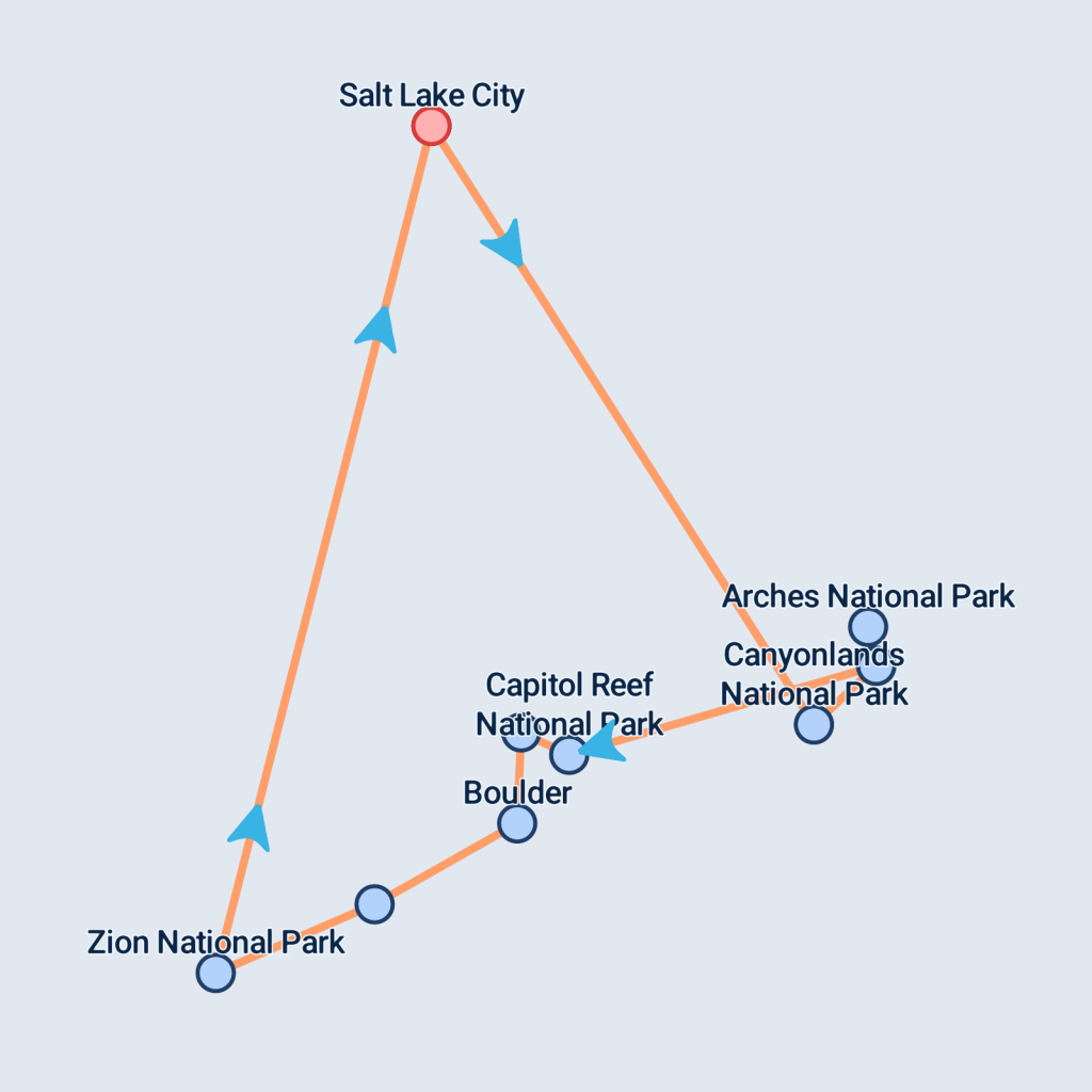 Utah's Mighty Five From Salt Lake City | On The Go Tours