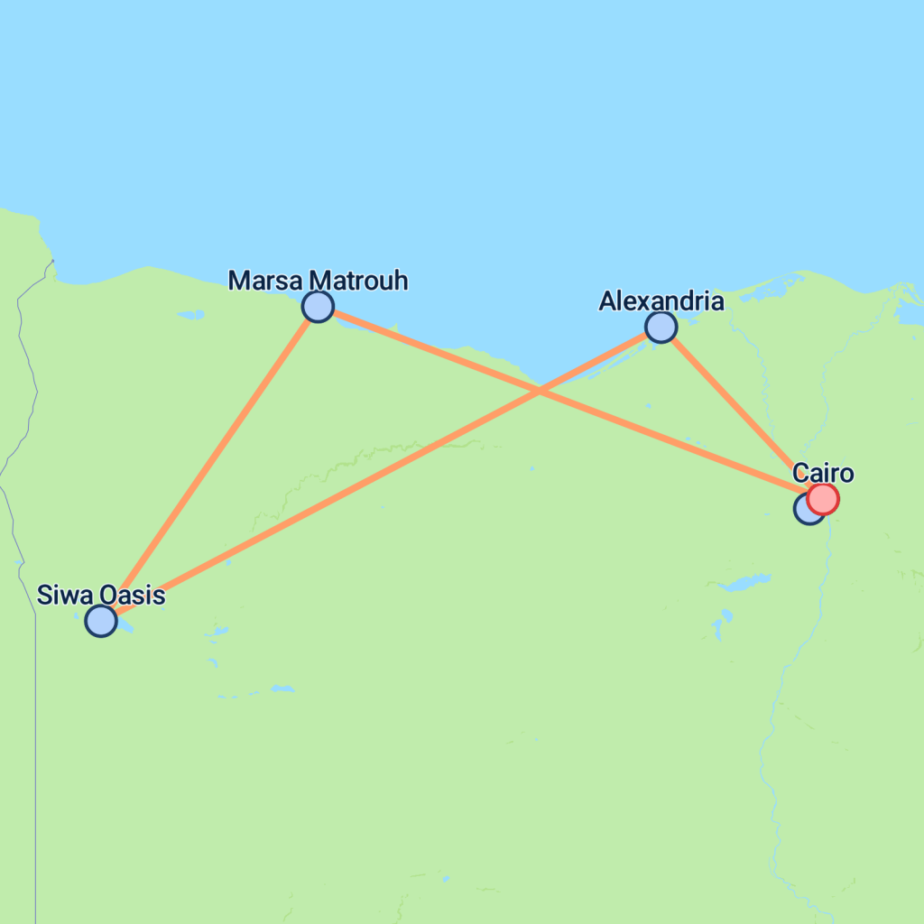 Pyramids, Siwa Oasis & Alexandria - 9 days | On The Go Tours | ZA