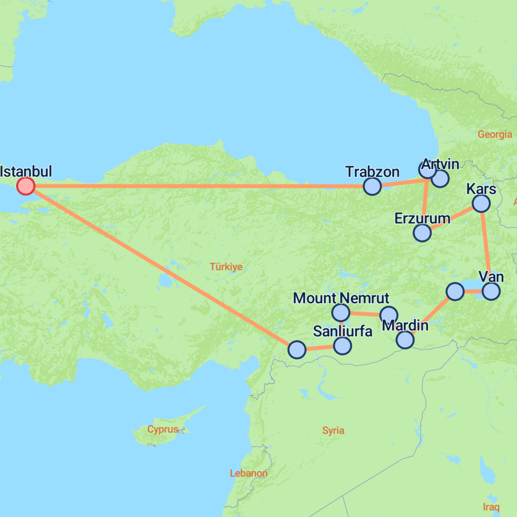Eastern Turkey From Istanbul - 14 days|On The Go Tours