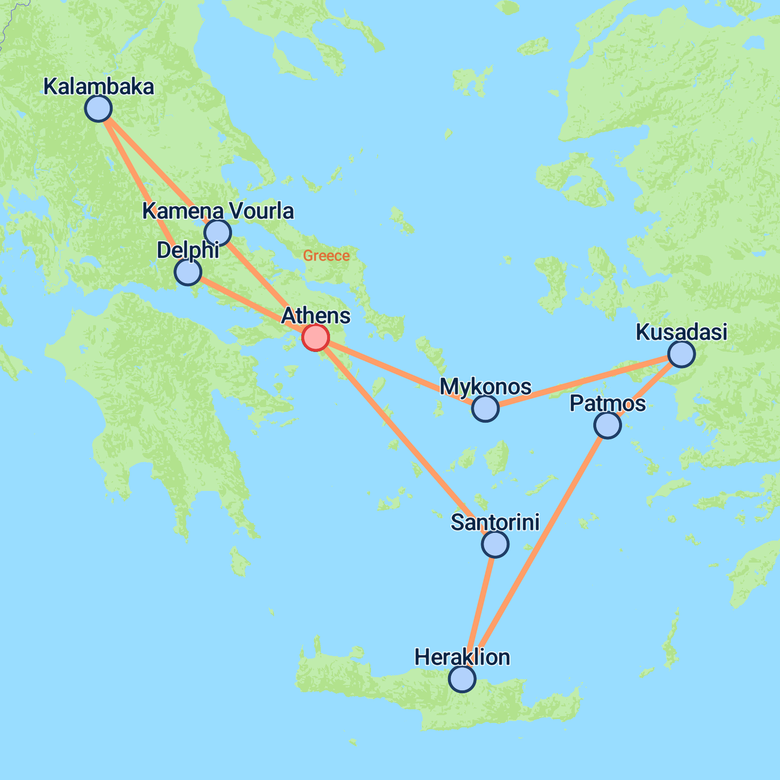 Greek Isles and Mythical Adventures - 8 days