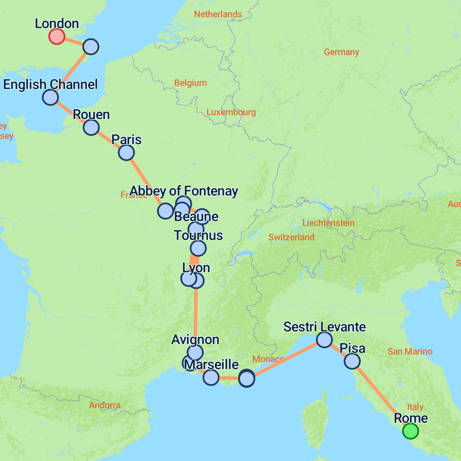 Paris London Rome Itinerary Fortifications Of Kotor – Kotor,