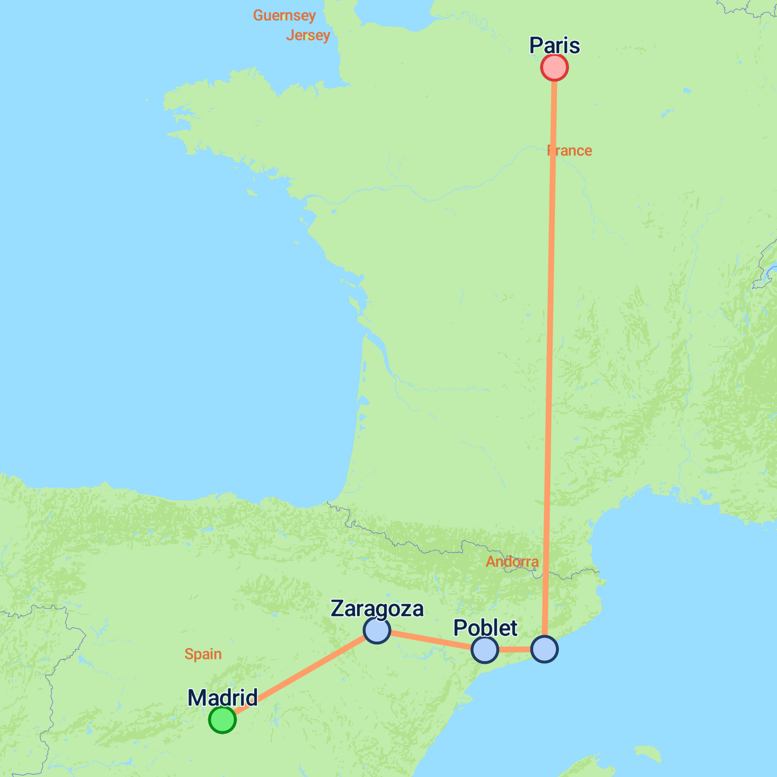 Madrid, Barcelona, Paris City Splendour Odyssey - 7 days (From CA)
