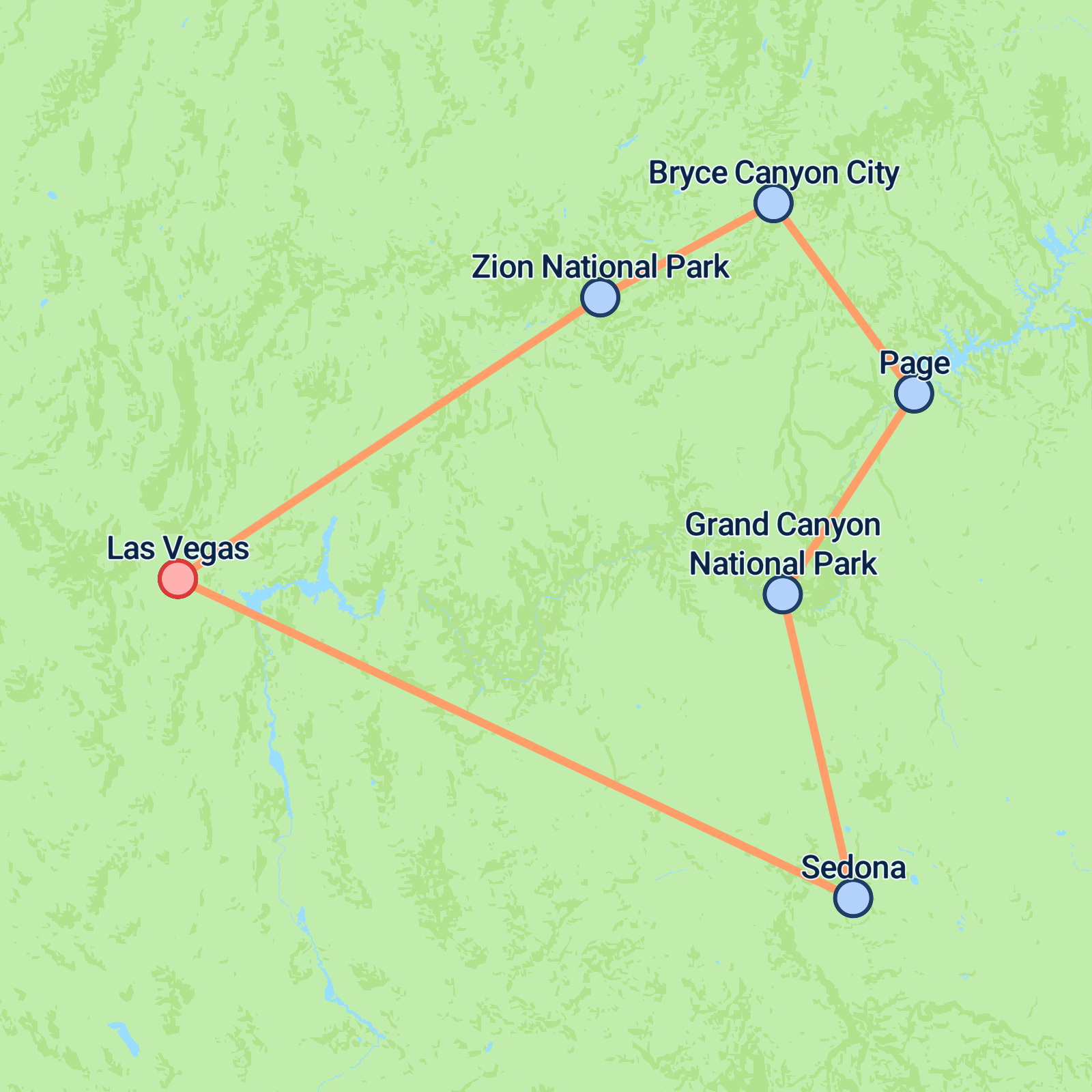 Flight over the Canyons - 3 days|On The Go Tours (From AU)