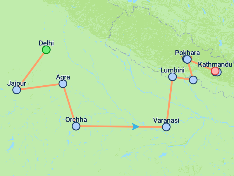 16-Day Delhi to Kathmandu (3 Star) Tour | On The Go Tours