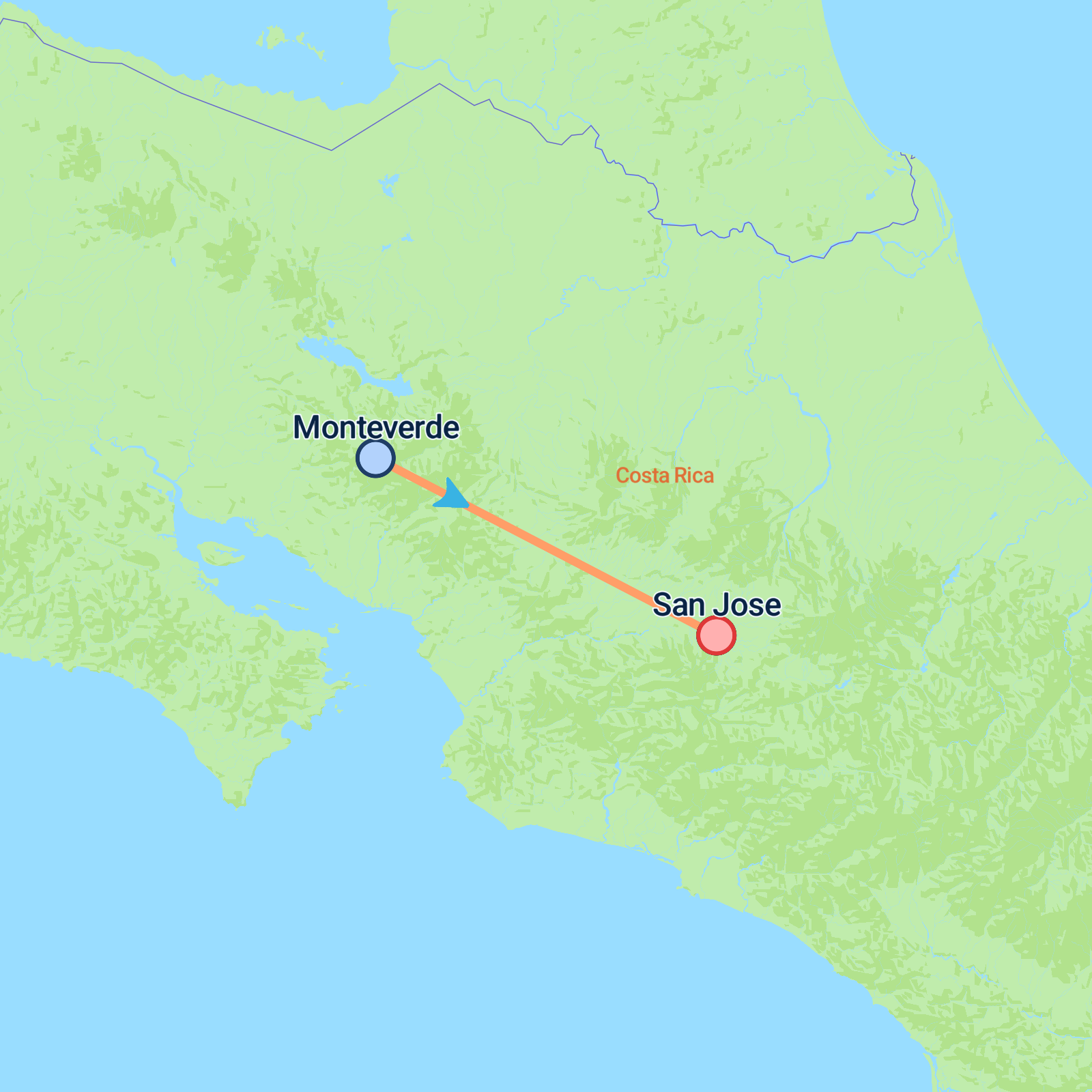 Monteverde Cloud Exploration - 3 days (From UK)